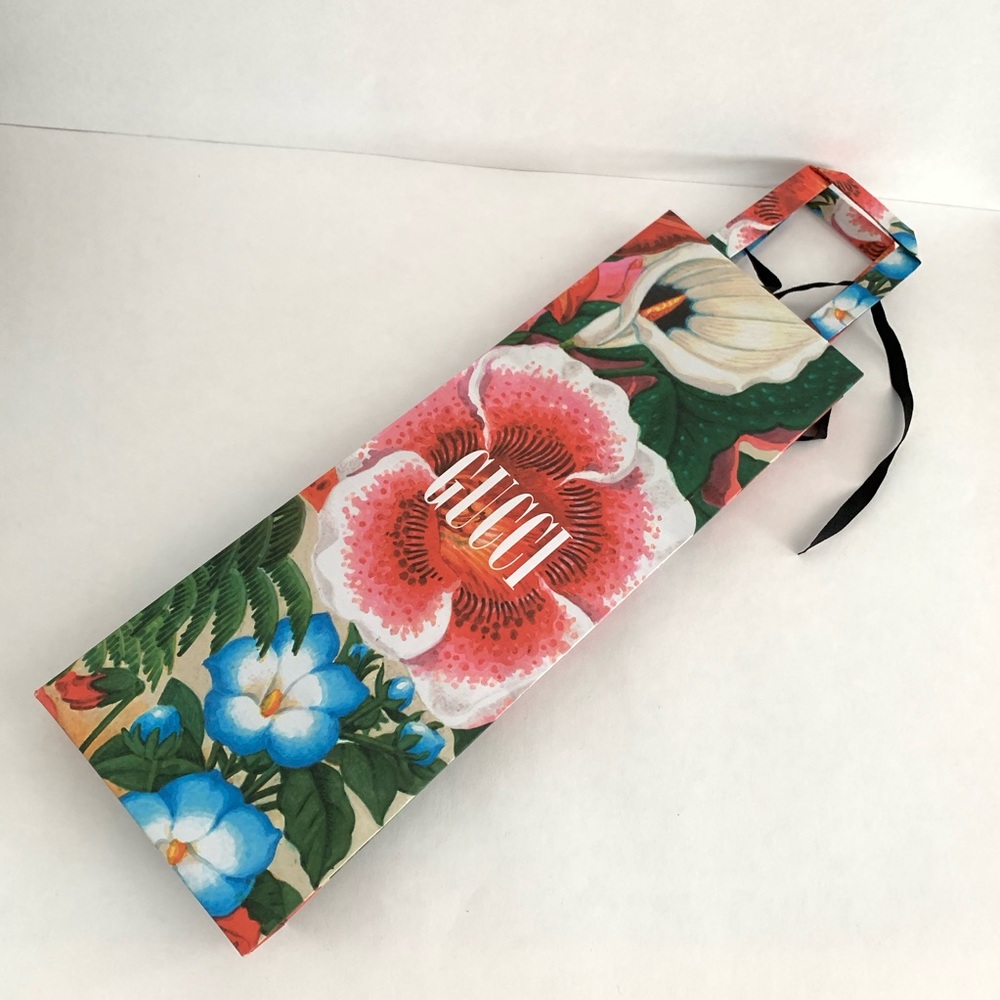 Gucci Authentic Floral Print Shopping Bag - Gem